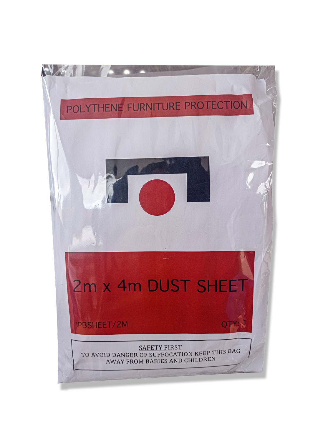2x4m Dust Cover – Heavy Duty Plastic Furniture Protector